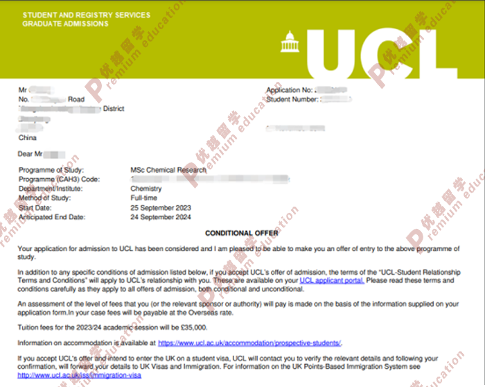 【G5名校】均分仅80，如何打破常规获得UCL的青睐?-优越留学